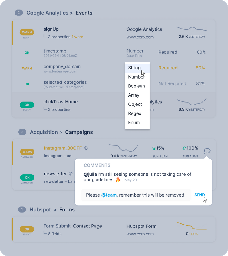 Trackingplan - Know when your tracking is broken